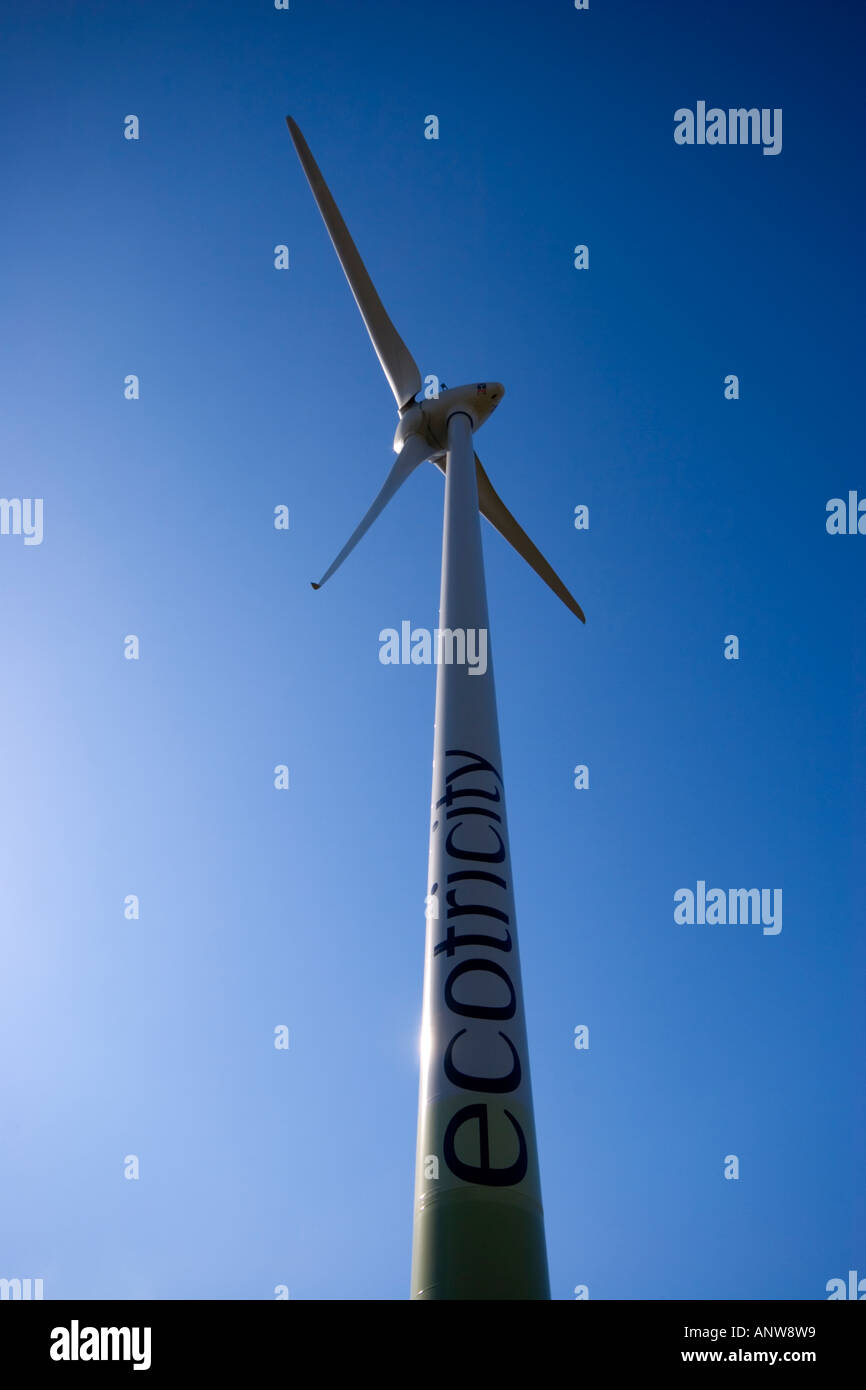 Ecotricity's 85 metre high wind turbine at junction 11 of the M4 ...