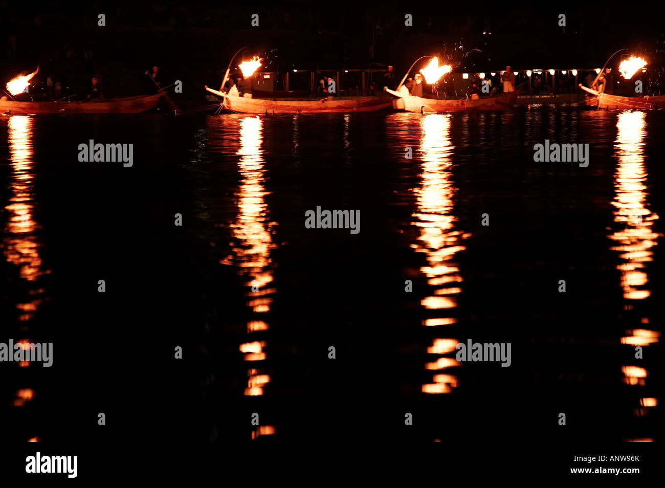 Ukai Cormorant fishing in Gifu, Japan Stock Photo - Alamy