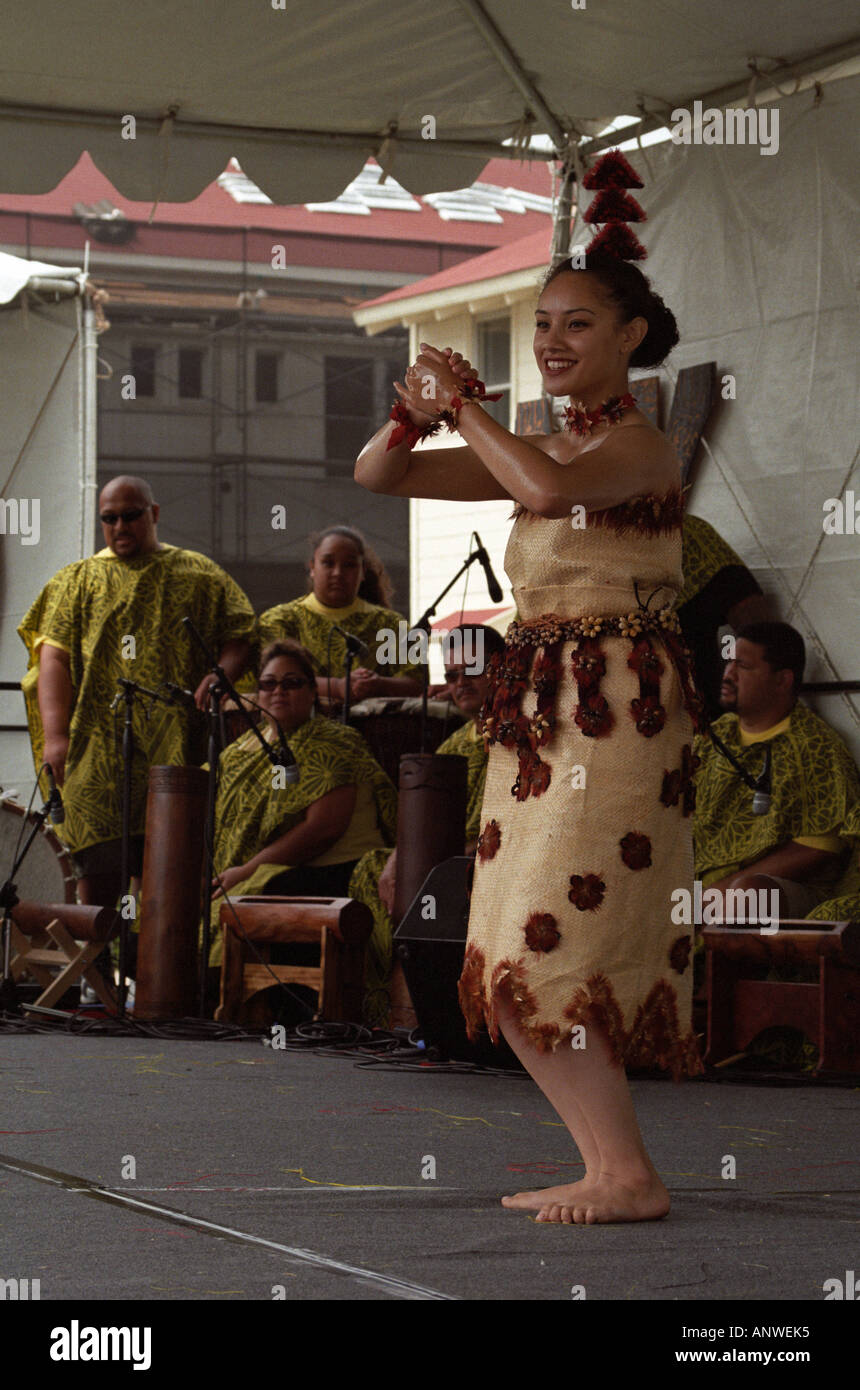 Tongan woman hi-res stock photography and images - Alamy