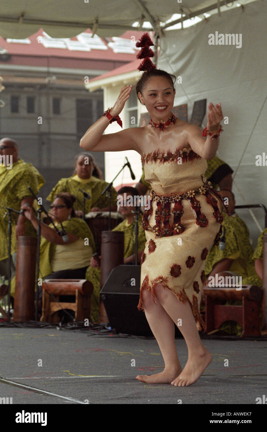 Tongan Money Dancer Stock Photo - Alamy