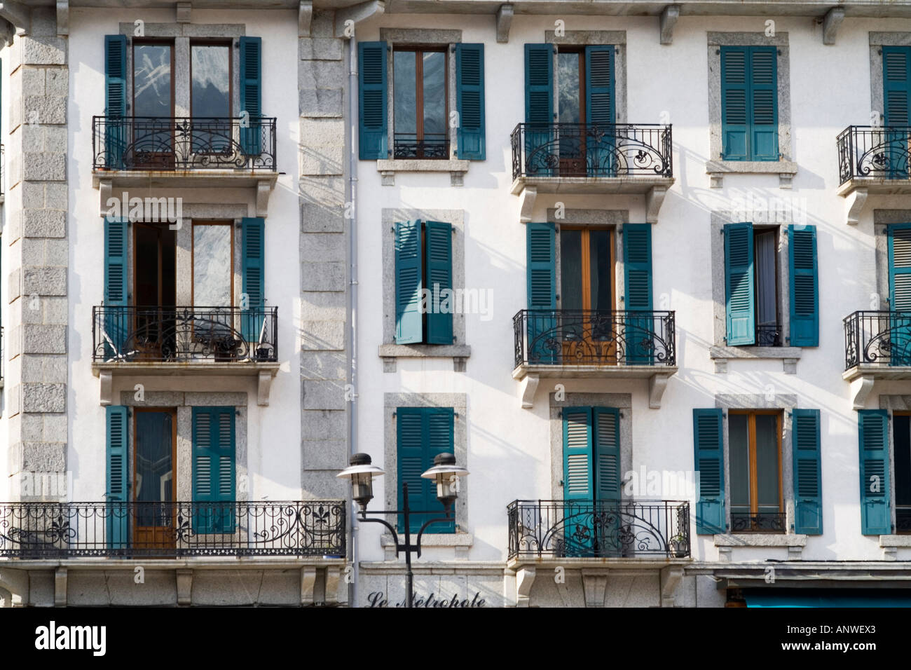 Building pattern in chamonix savoy hi-res stock photography and images ...