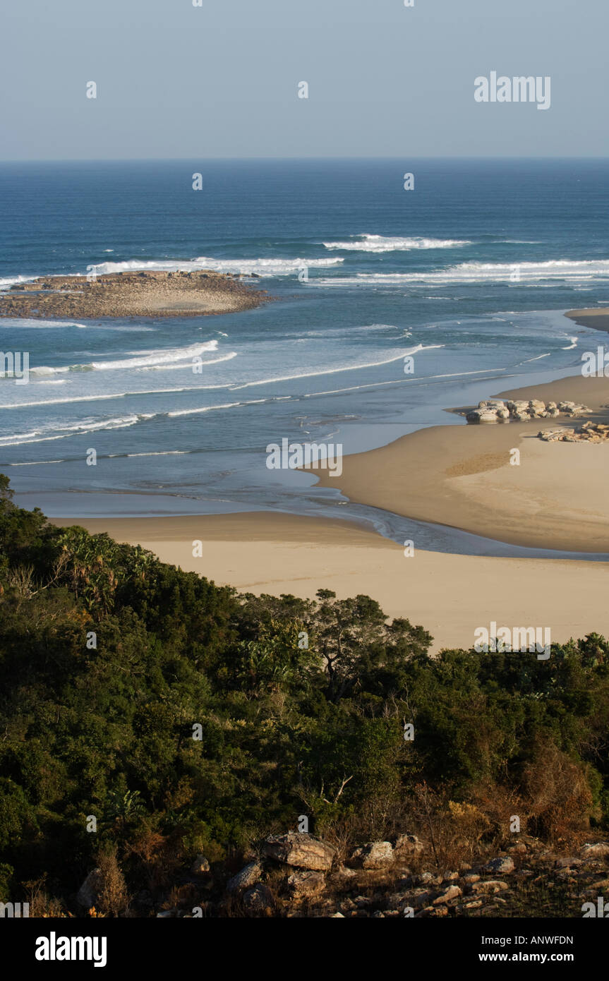 River mouth, Mkambati Nature Reserve, Pondoland, Wild Coast, Eastern ...