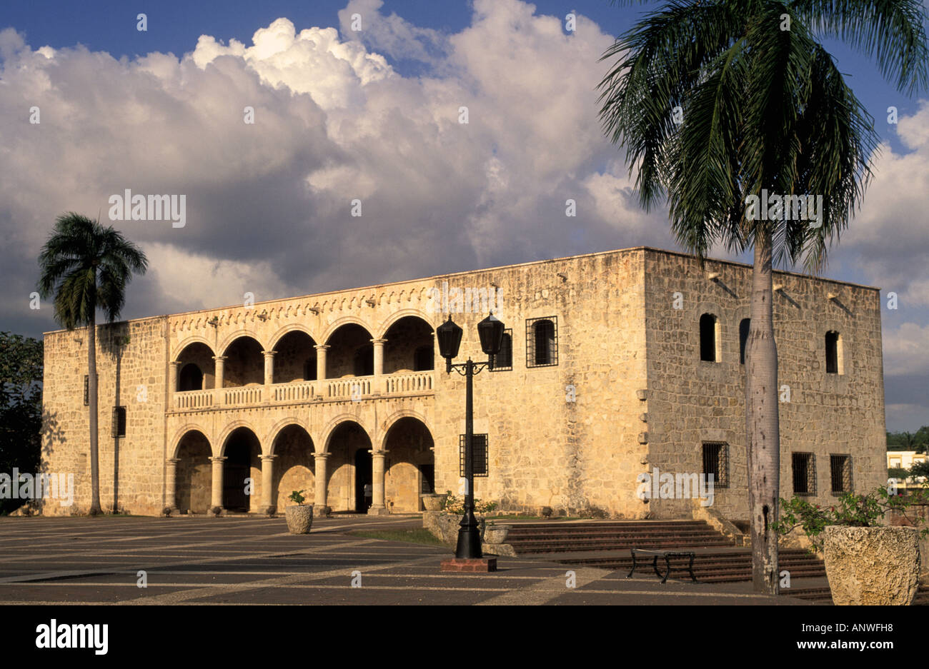 Dominican Republic Santo Domingo old zona colonial city Alcazar de ...