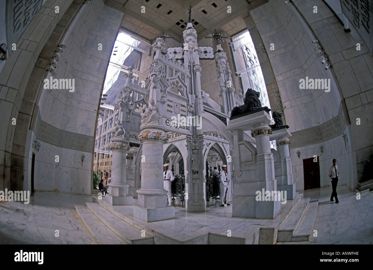 Dominican Republic Santo Domingo Faro a Colon Columbus Lighthouse guard ...