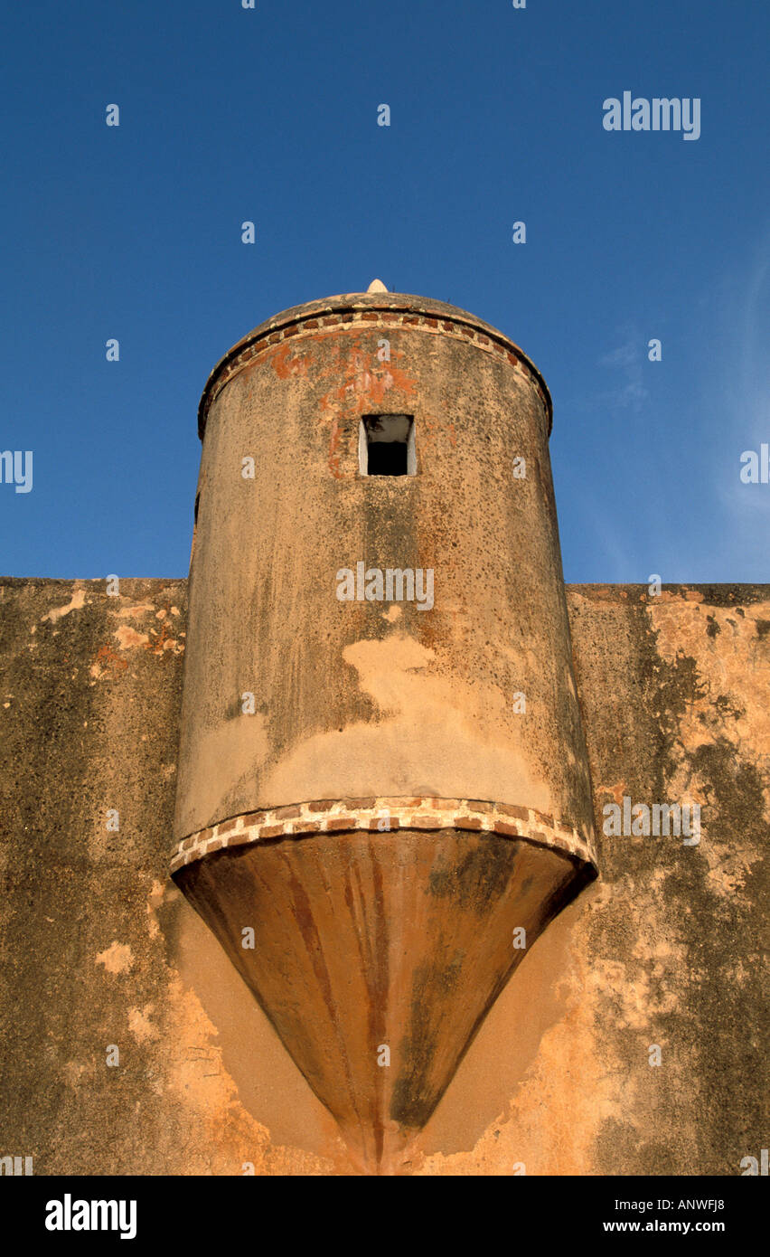 Dominican Republic Santo Domingo old colonial city guard tower Stock ...