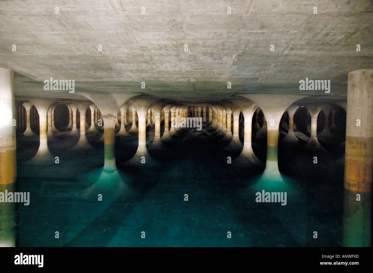 Underground reservoir for drinking water for Munich, Germany Stock ...