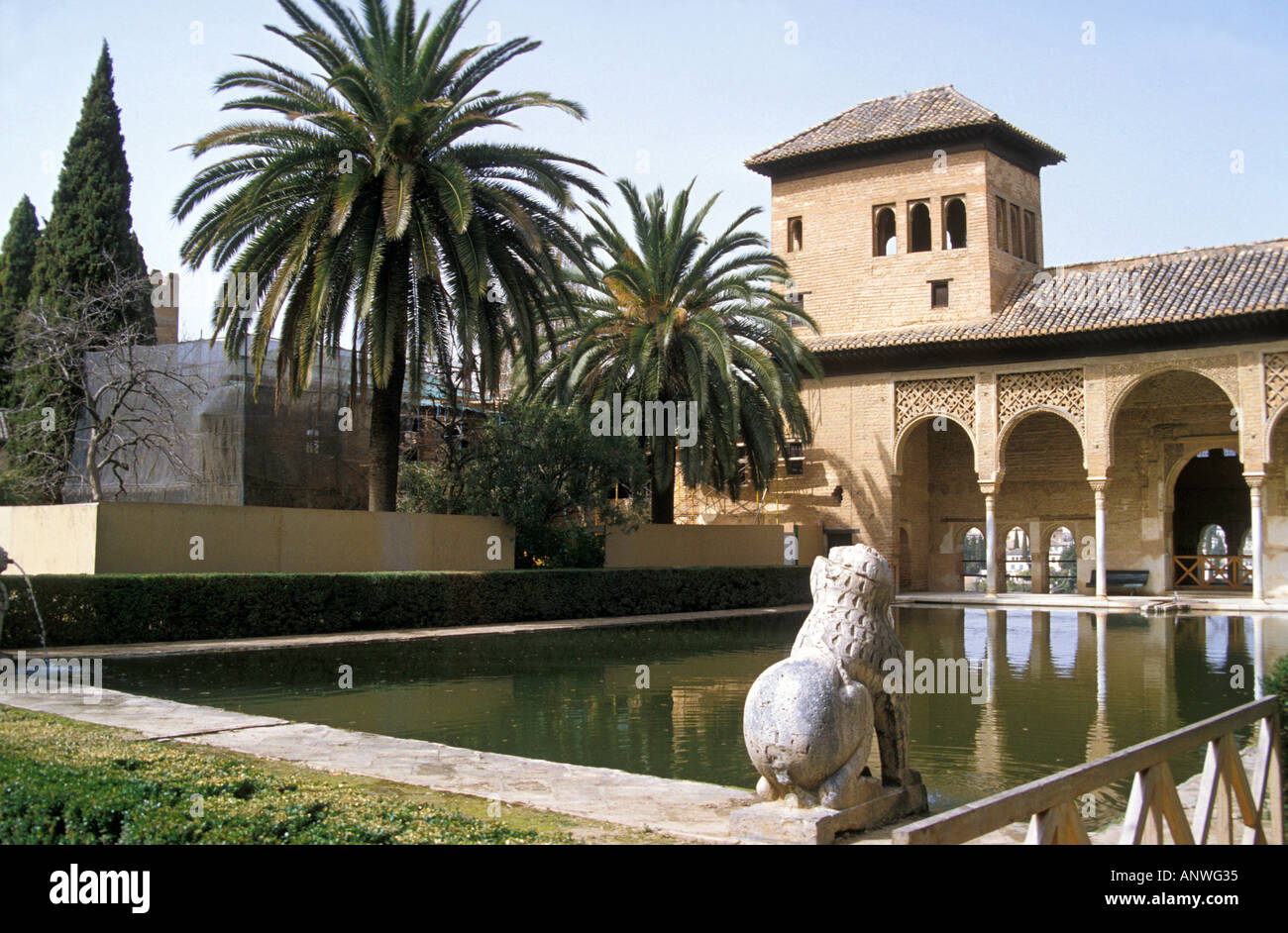 Al Hambra Palacio del Partal Grenada Spain Stock Photo - Alamy