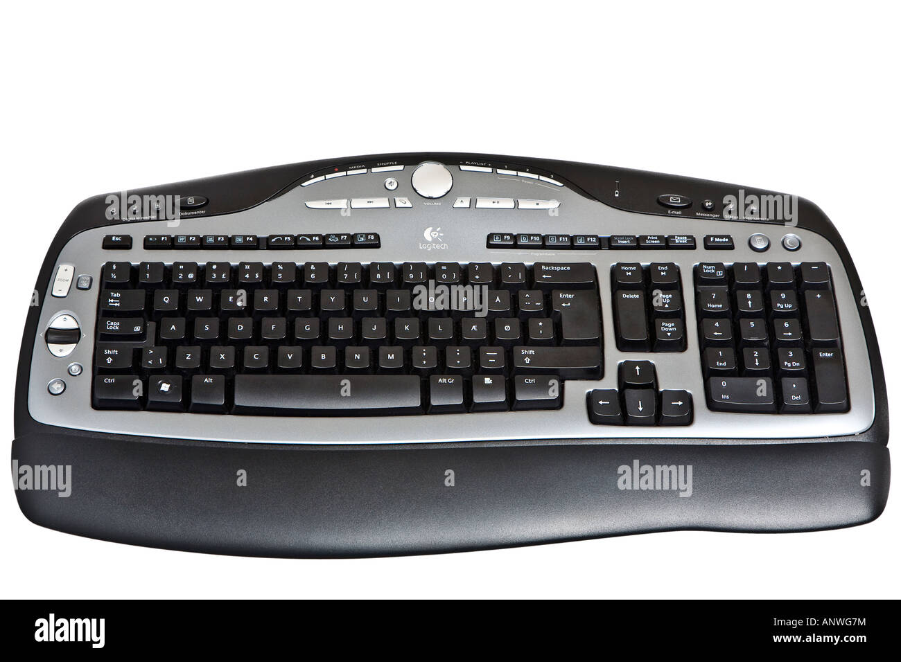 Danish keyboard Cut Out Stock Images & Pictures - Alamy