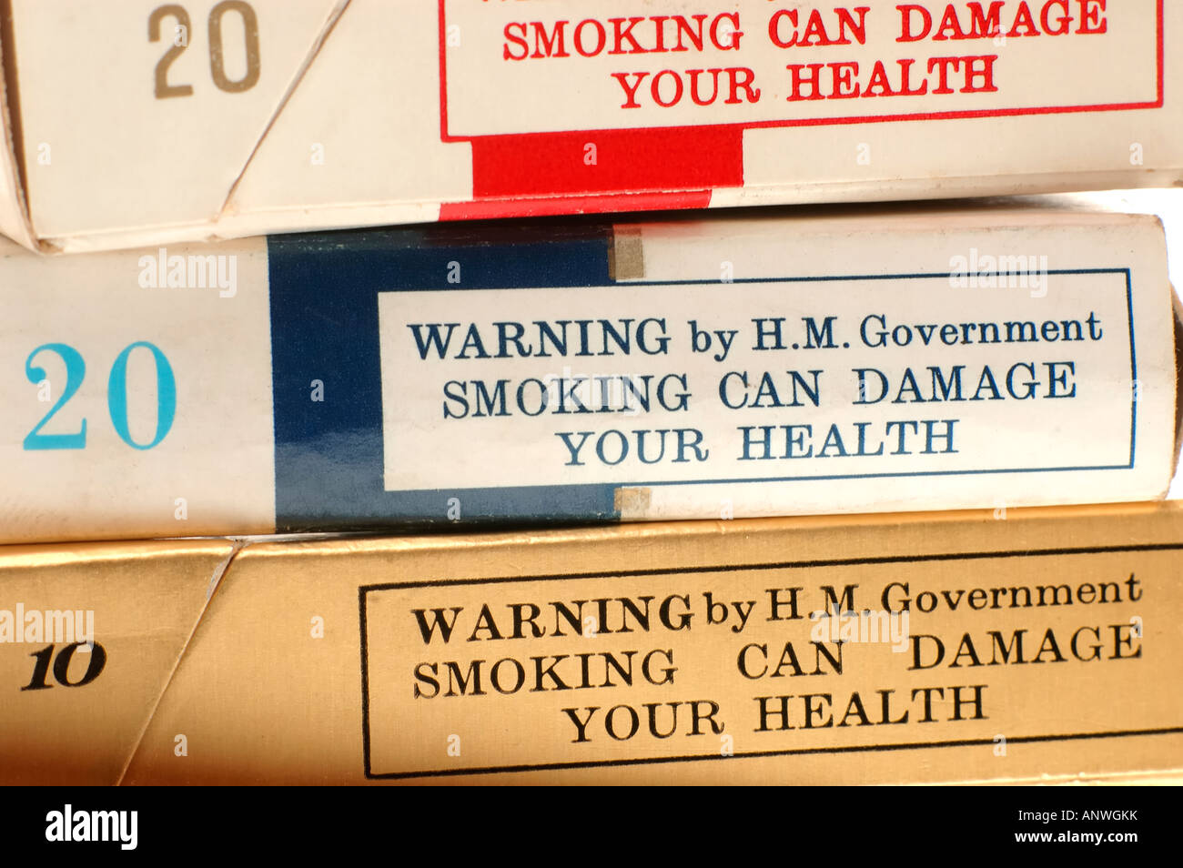 Health Warnings on Old Cigarette Packets Stock Photo - Alamy Health Warnings on Old Cigarette Packets Stock Photo - Alamy