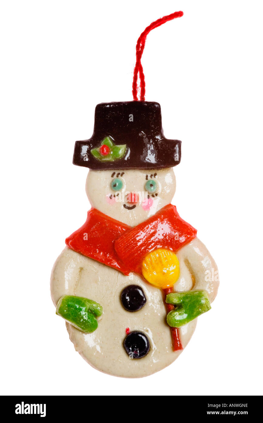 Salt dough Christmas tree decoration Stock Photo - Alamy