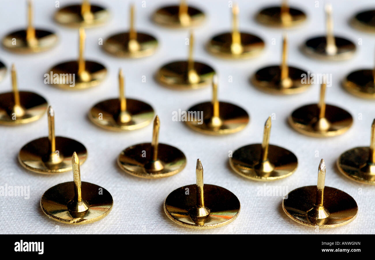 Brass pins hi-res stock photography and images - Alamy