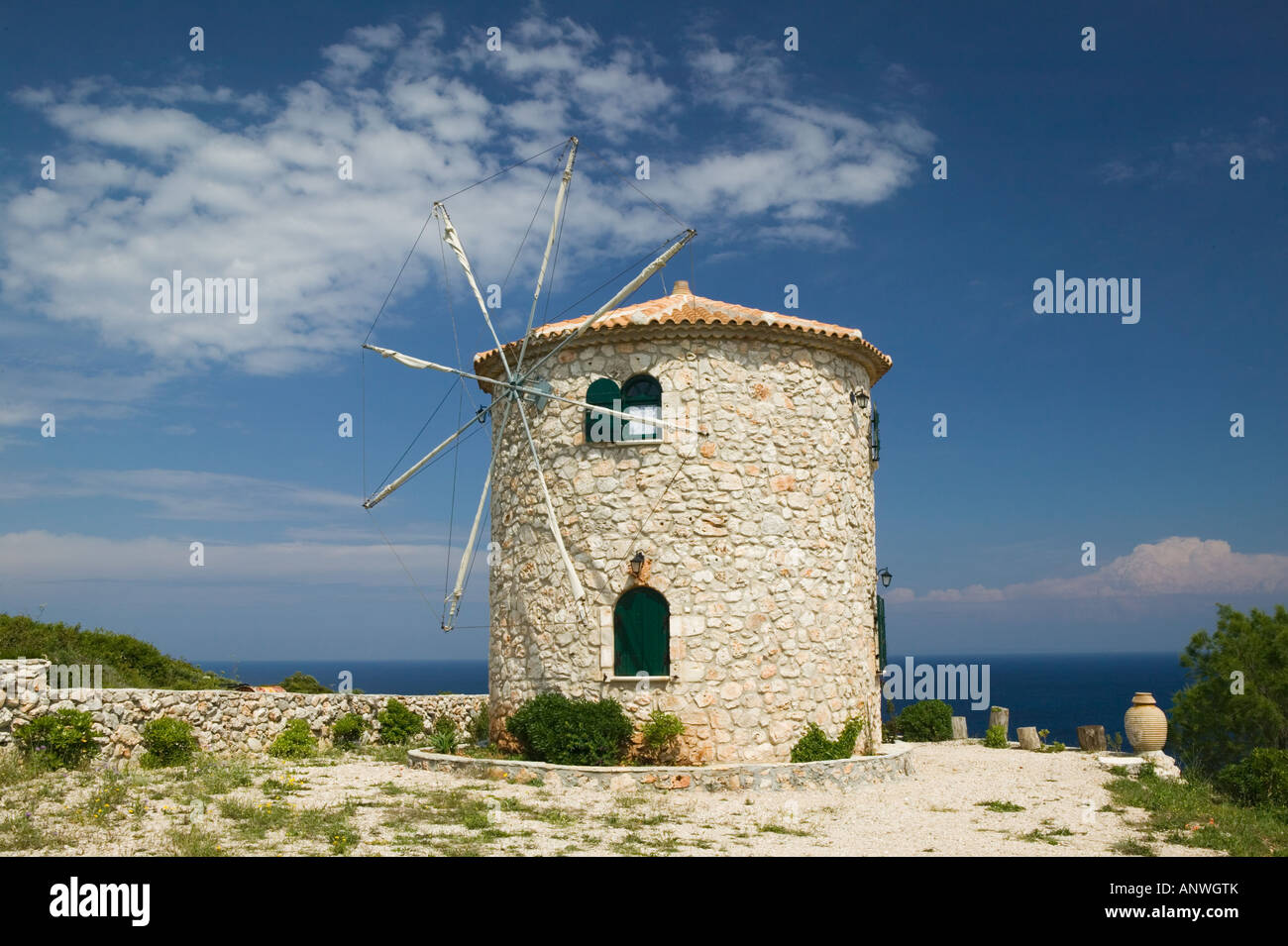 GREECE, Ionian Islands, ZAKYNTHOS, CAPE SKINARI: Cape Skinari Windmill ...