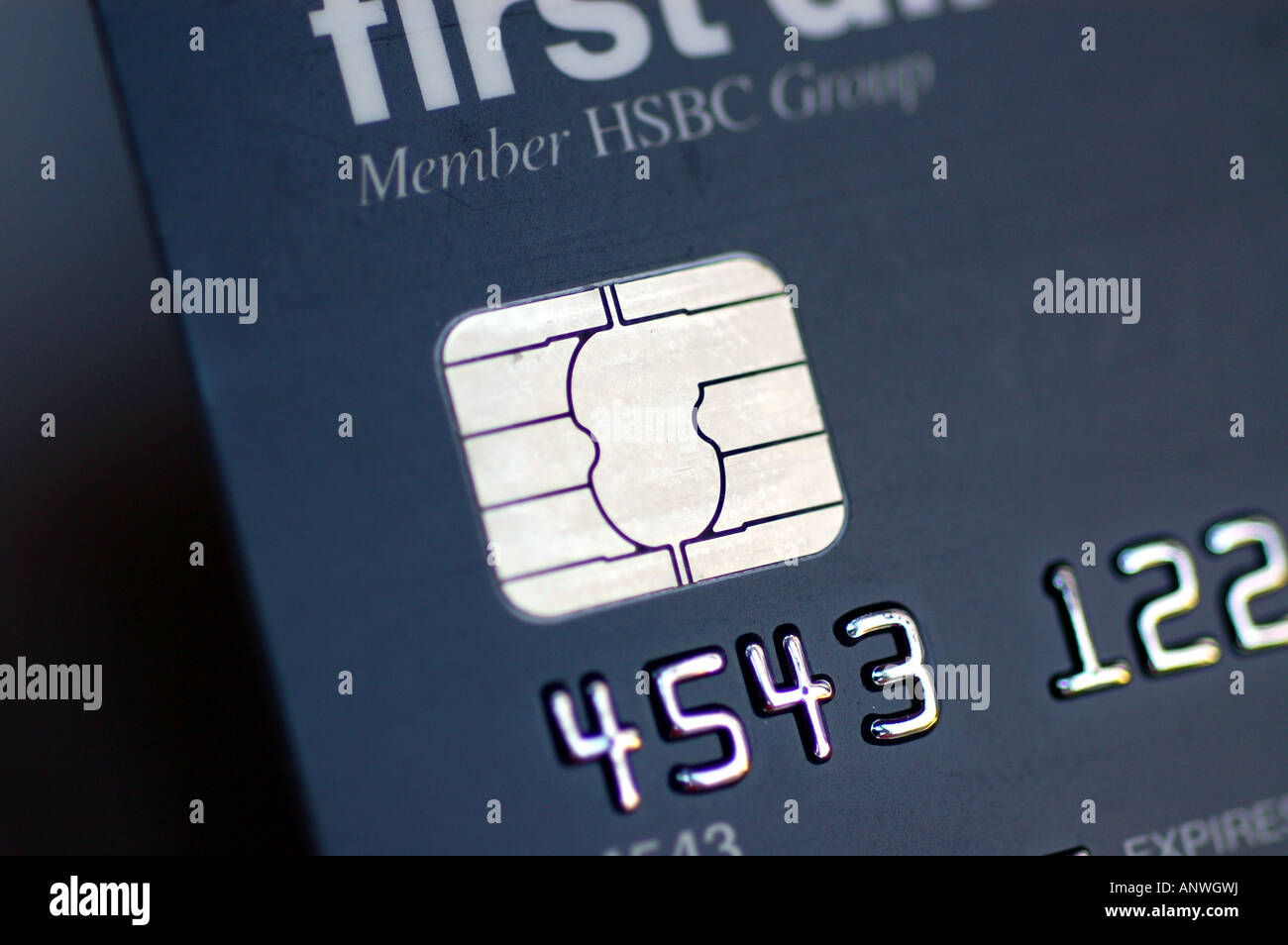 Credit card with chip Stock Photo - Alamy