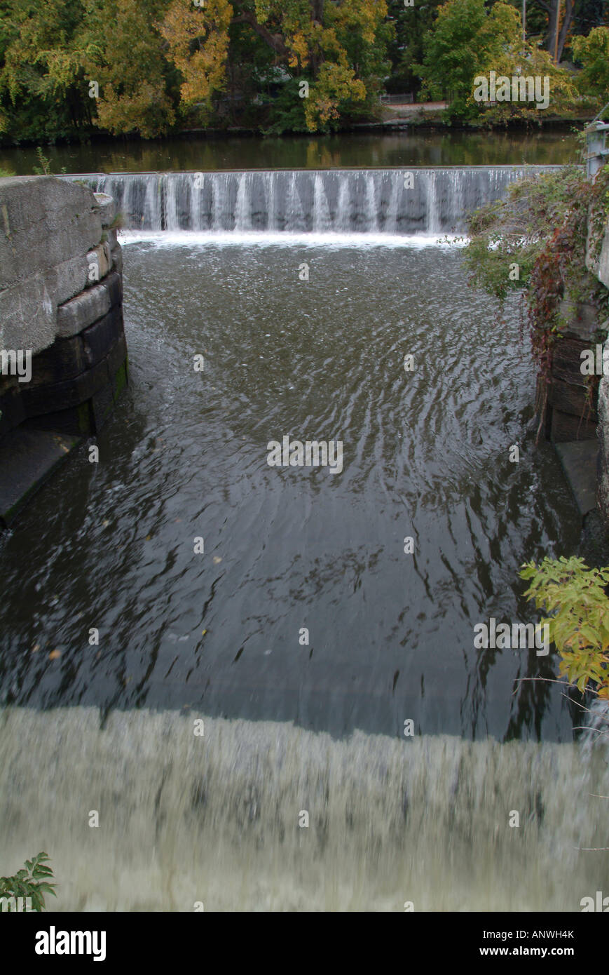 Erie Canal (Overflow canal) Waterford New York USA Stock Photo - Alamy