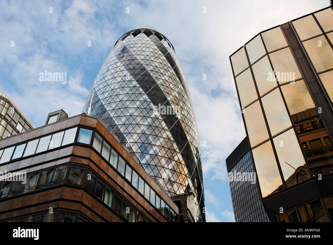The Gherkin building in London, England Stock Photo - Alamy