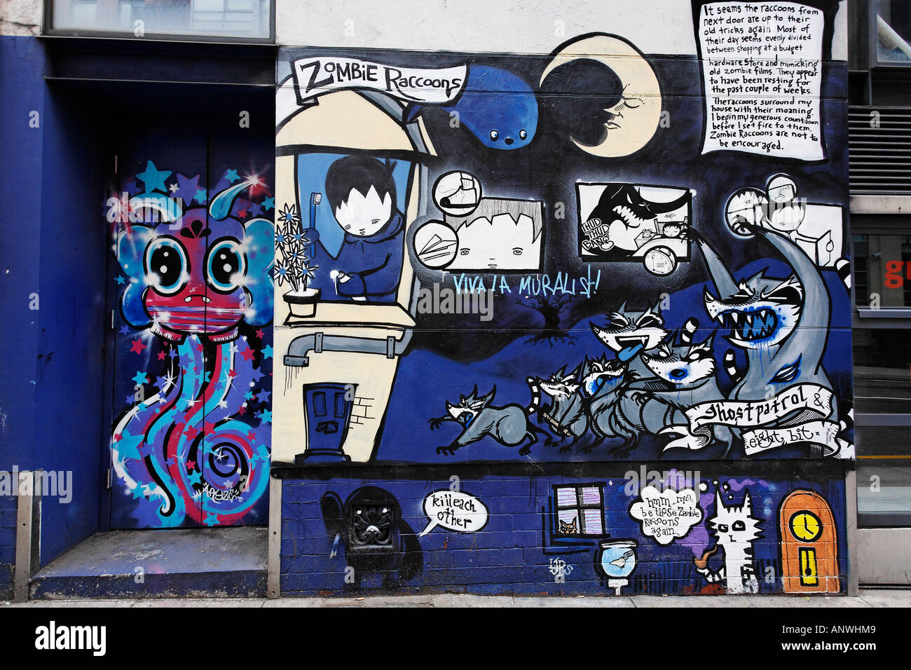 Graffiti in Manchester, England Stock Photo - Alamy