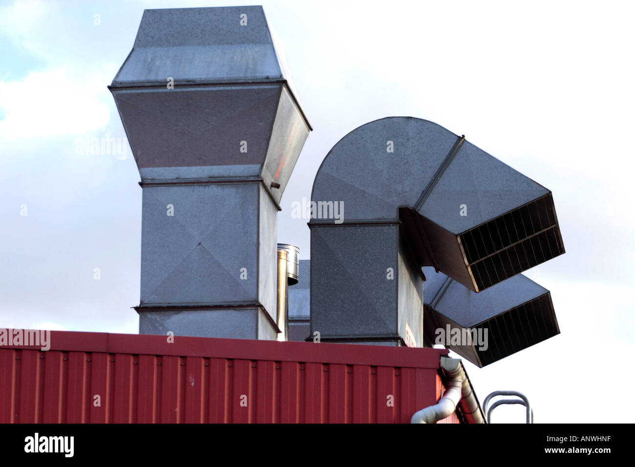 Ventilating system on roof hi-res stock photography and images - Alamy