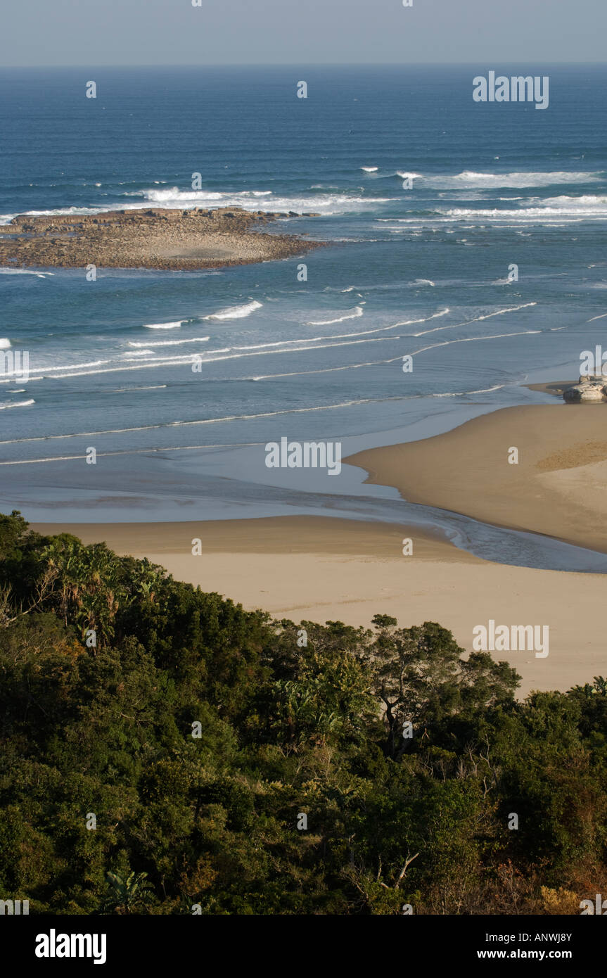 River mouth, Mkambati Nature Reserve, Pondoland, Wild Coast, Eastern ...