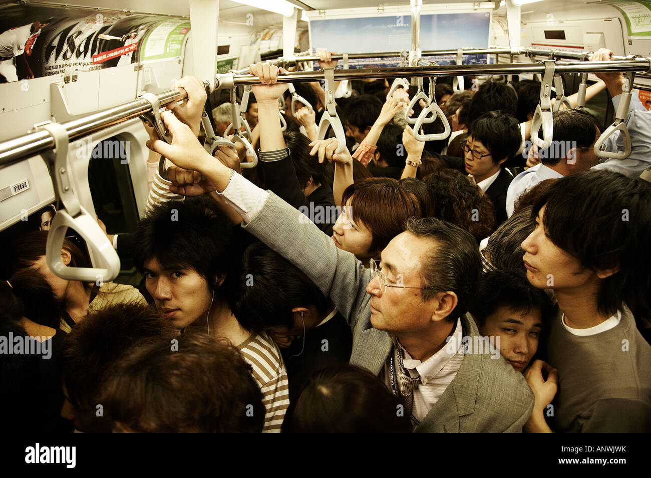 Tokyo metro sleep hi-res stock photography and images - Alamy