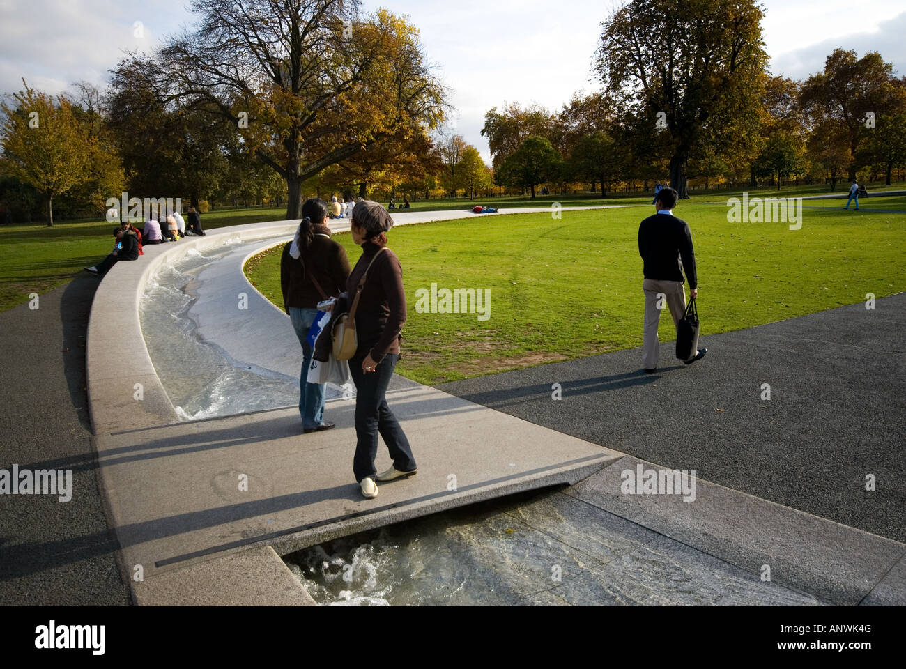 Princess Diana Memorial Fountain London Stock Photo - Alamy