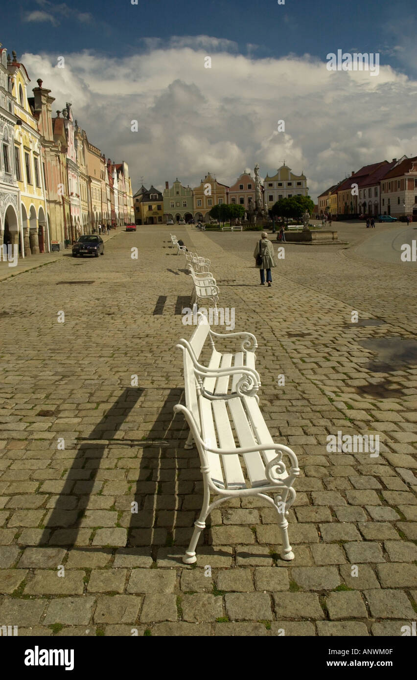 central place in Telc Czech Republic Moravia Telc is famous for its ...