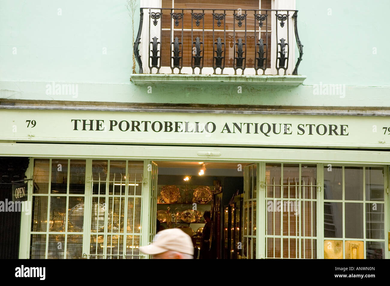 Portobello Road, the portobello antique store London Stock Photo - Alamy