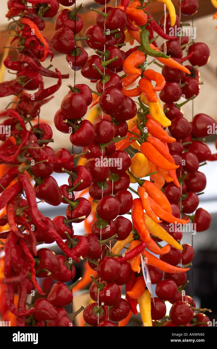 String of chiles hi-res stock photography and images - Alamy