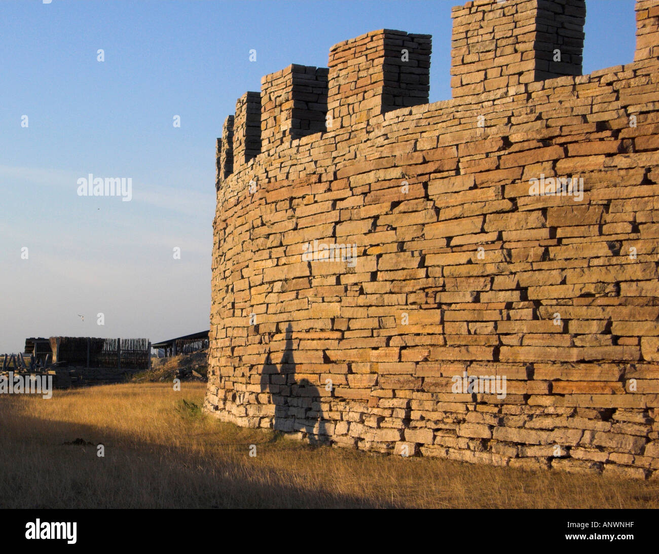 Eketorp, celtic fort, Oland, Sweden Stock Photo - Alamy