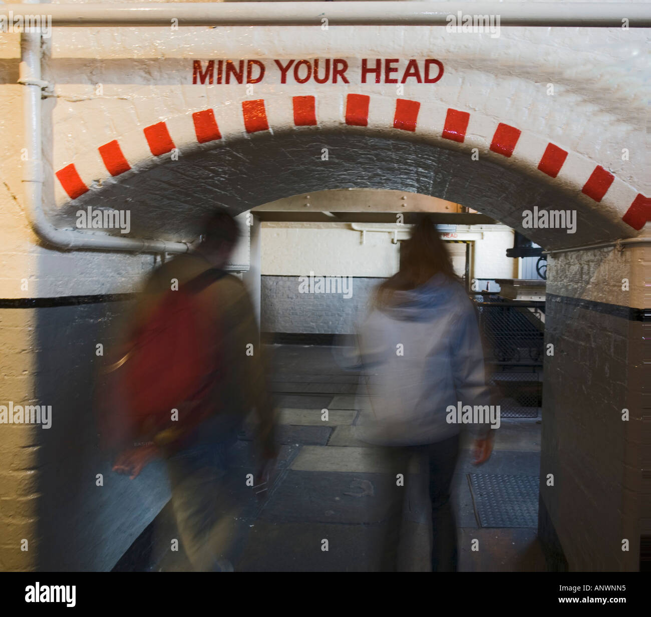 Mind your head Stock Photo - Alamy