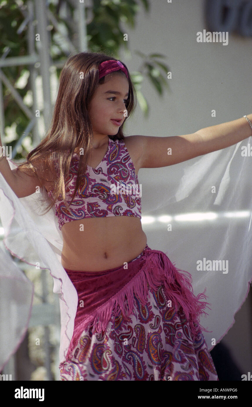 Young Belly Dancer Stock Photo - Alamy