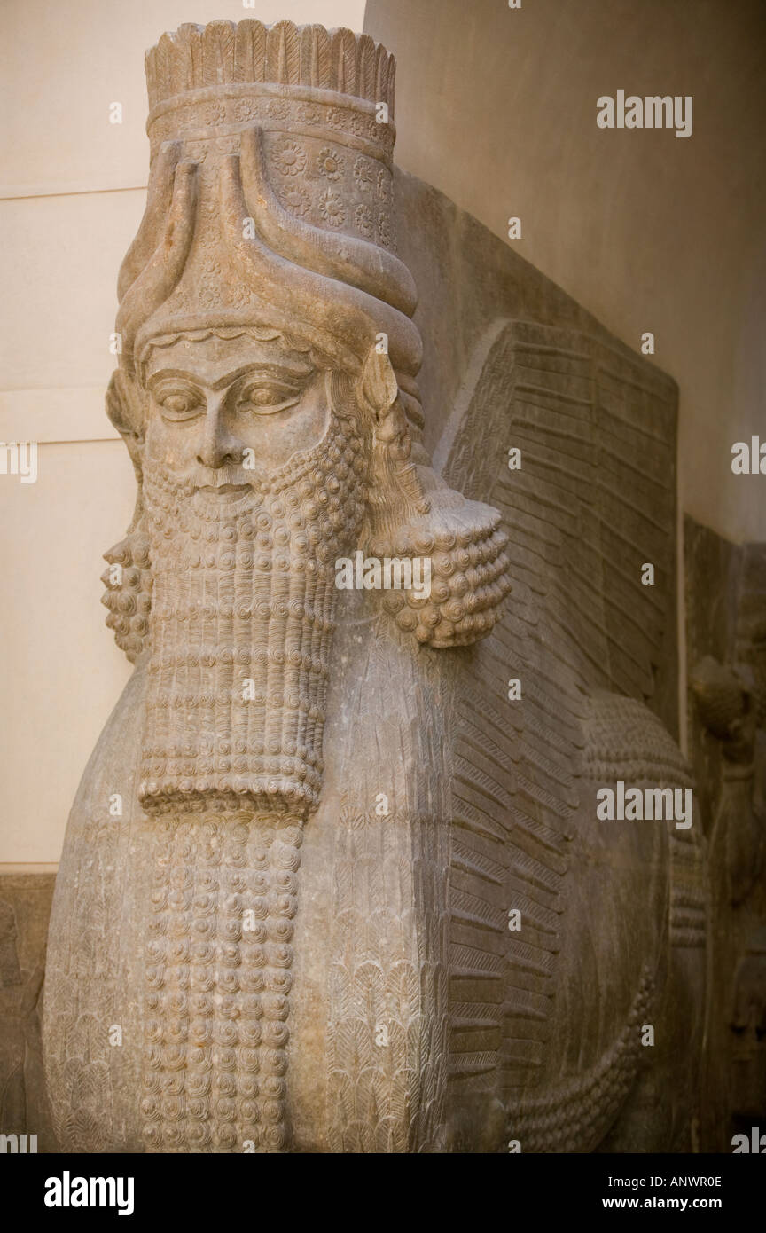 Assyrian winged bull hi-res stock photography and images - Alamy