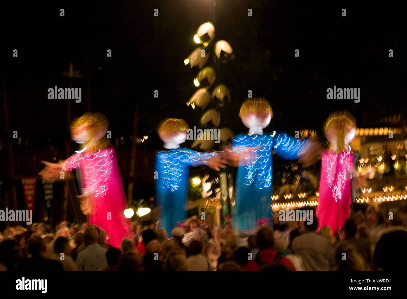 Giant pageant figures Tivoli Gardens Copenhagen Denmark Stock Photo - Alamy