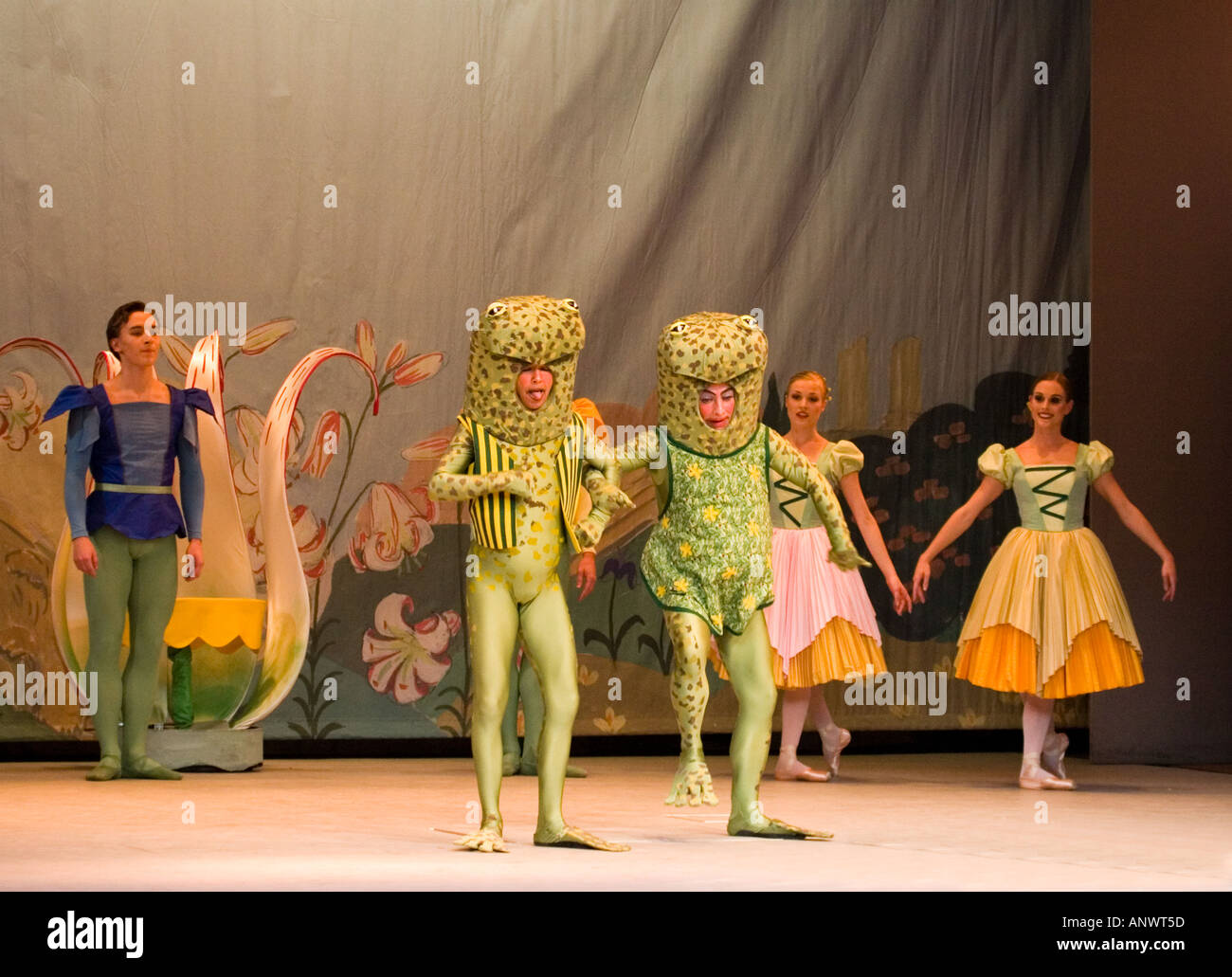 Performance finale Pantomime Theater Tivoli Gardens Copenhagen Denmark ...