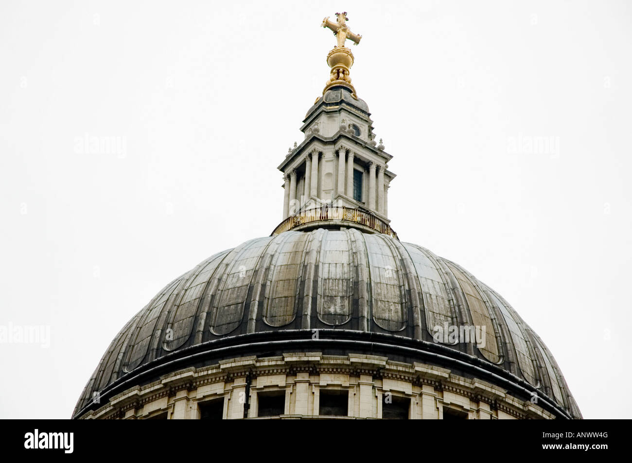 St Pauls Cathedral Dome details close up london Stock Photo - Alamy