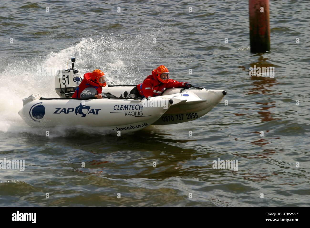 Zap Cat powerboat racing Stock Photo - Alamy