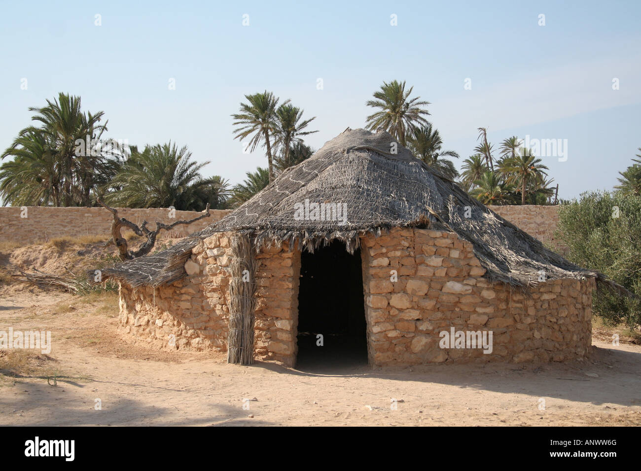 Old native house in Africa made from mud and rocks Stock Photo - Alamy