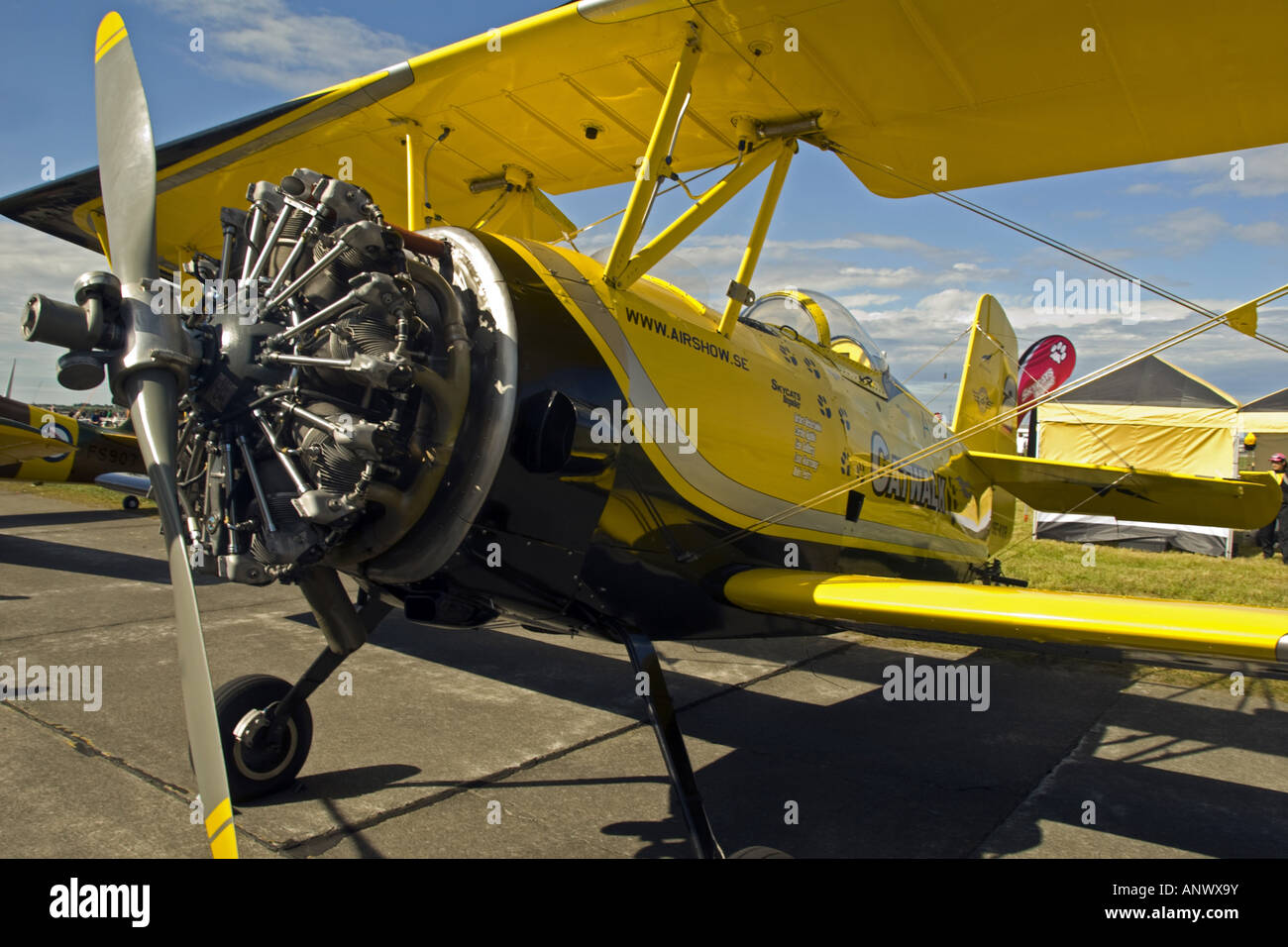 Pitts Python double decker (Grumman G-164A Super Ag-Cat) on the ground ...