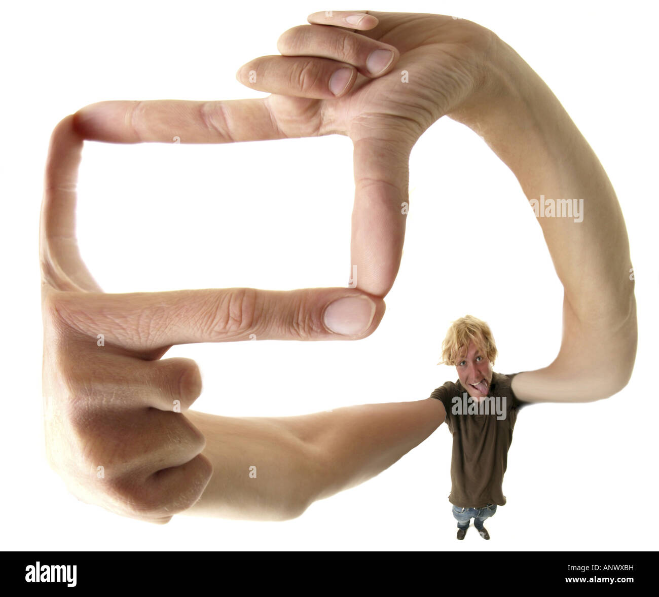 Different hand signals hi-res stock photography and images - Alamy