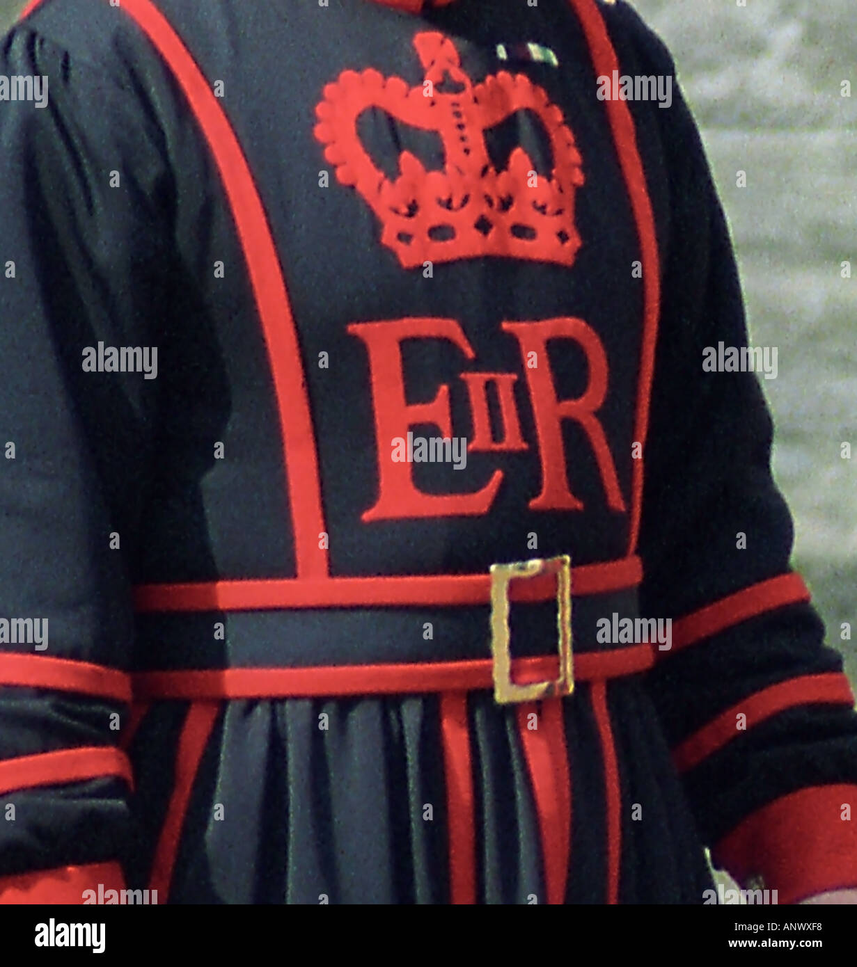 traditional beefeater man in uniform tower of london london england uk ...