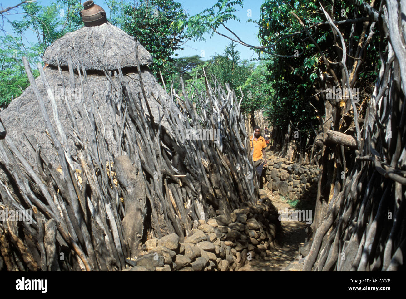 Konso ethiopia stone village hi-res stock photography and images - Alamy