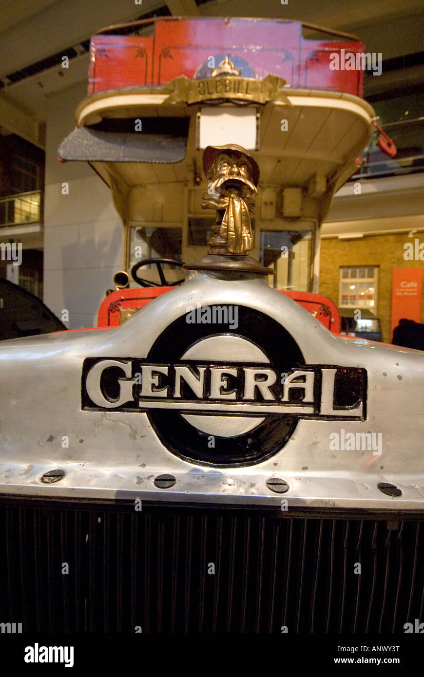general,first red bus of transportation of london in the imperial war ...