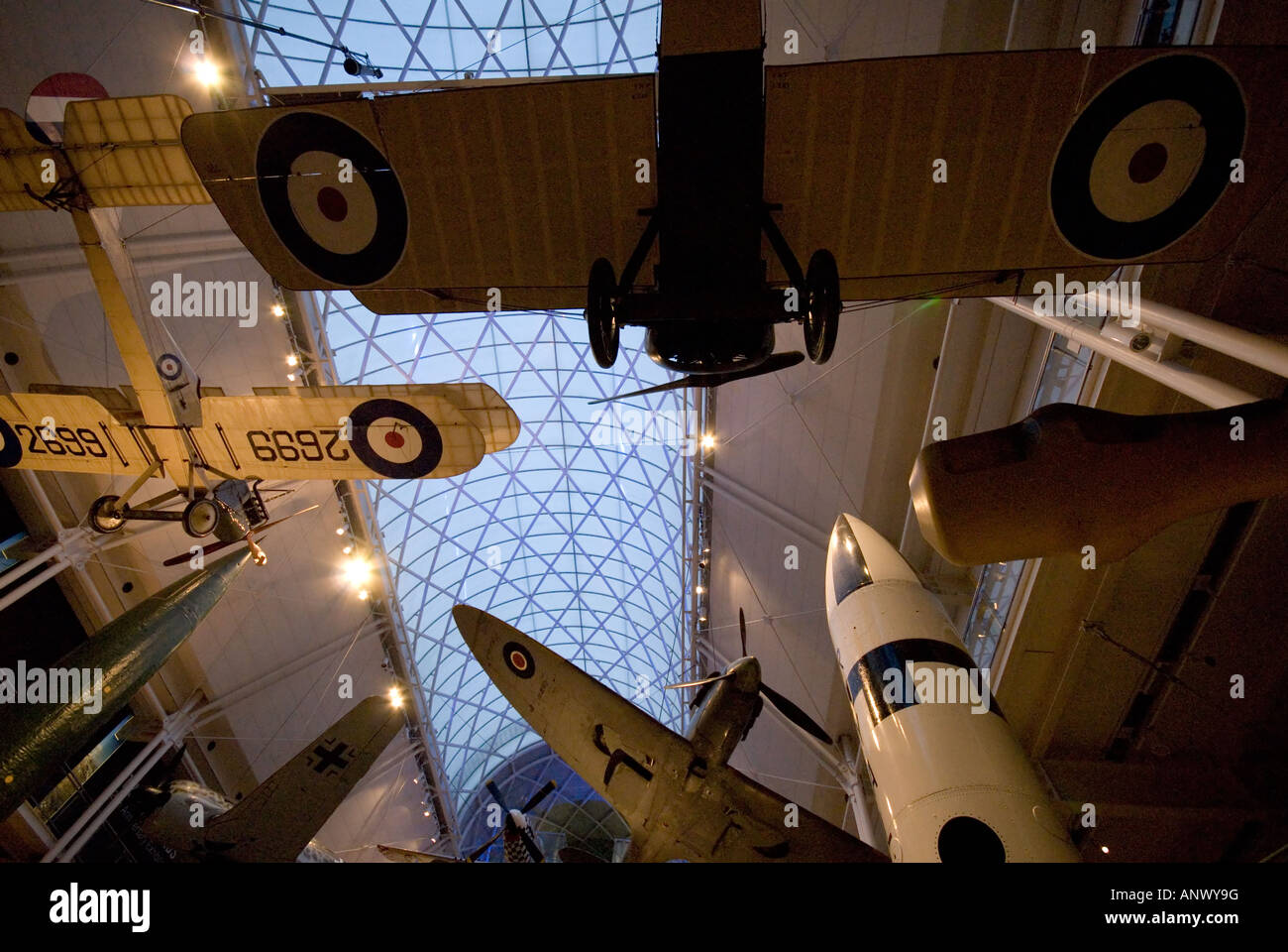 airplain biplane blue red white circle four-bladed biplane in the ...