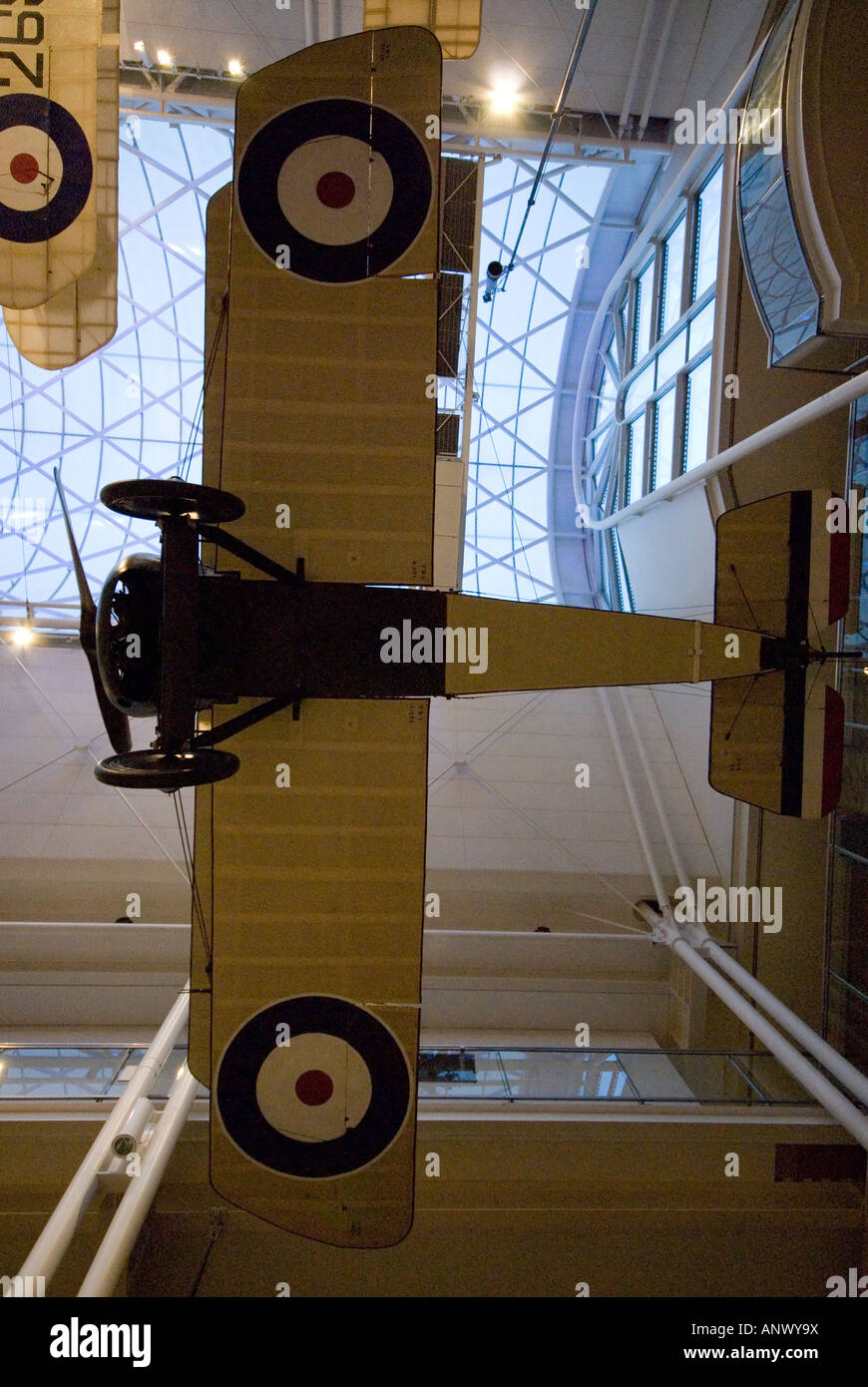 airplain biplane blue red white circle four-bladed biplane in the ...