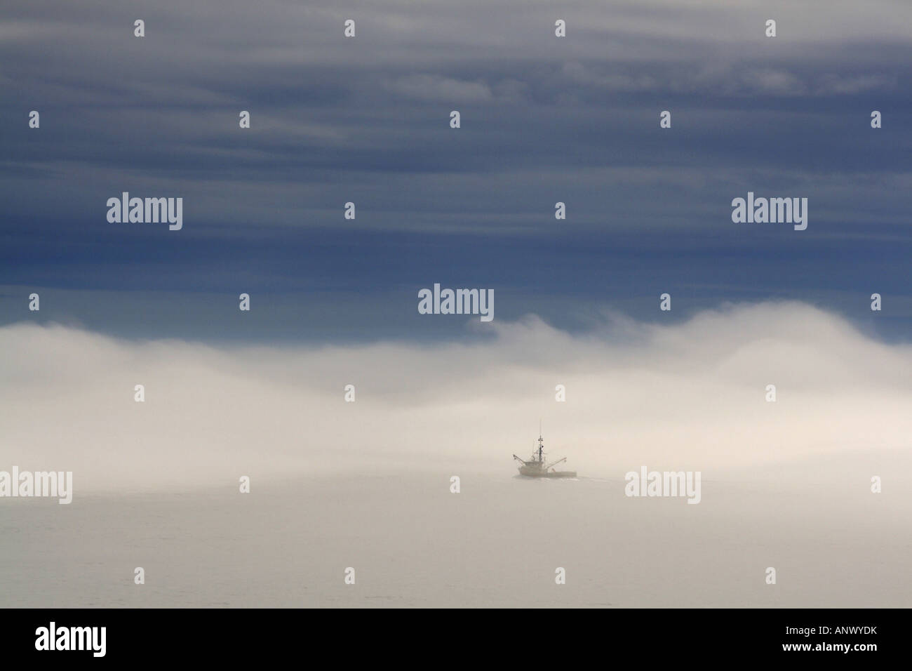 Lone boat in the atlantic ocean hi-res stock photography and images - Alamy