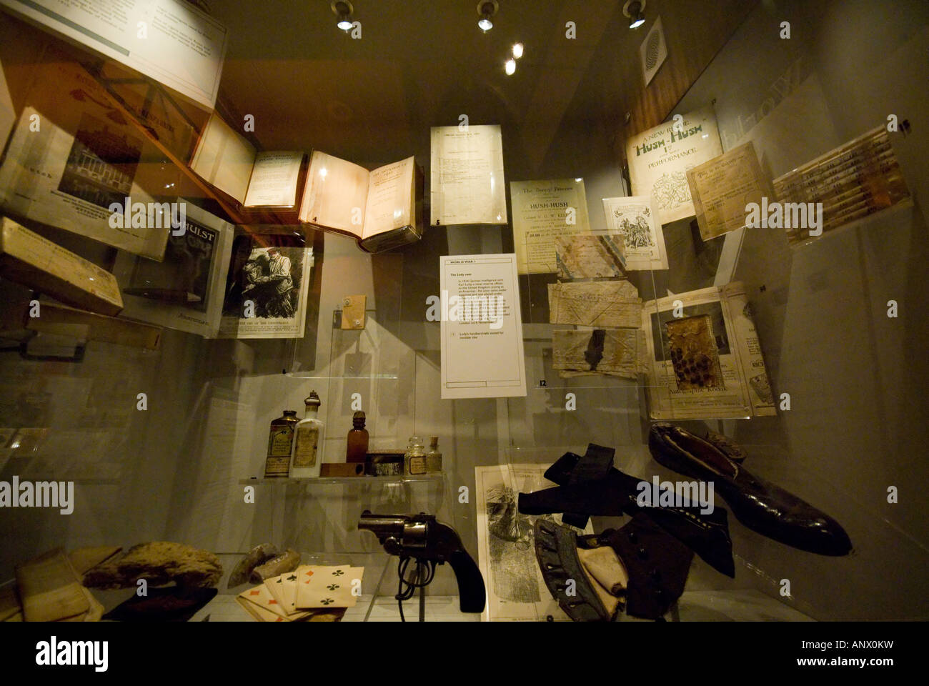 gun letter imperial war museum london Stock Photo - Alamy