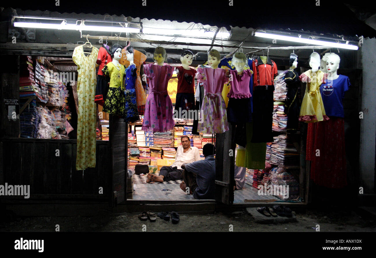indian shop with mannequins Stock Photo - Alamy