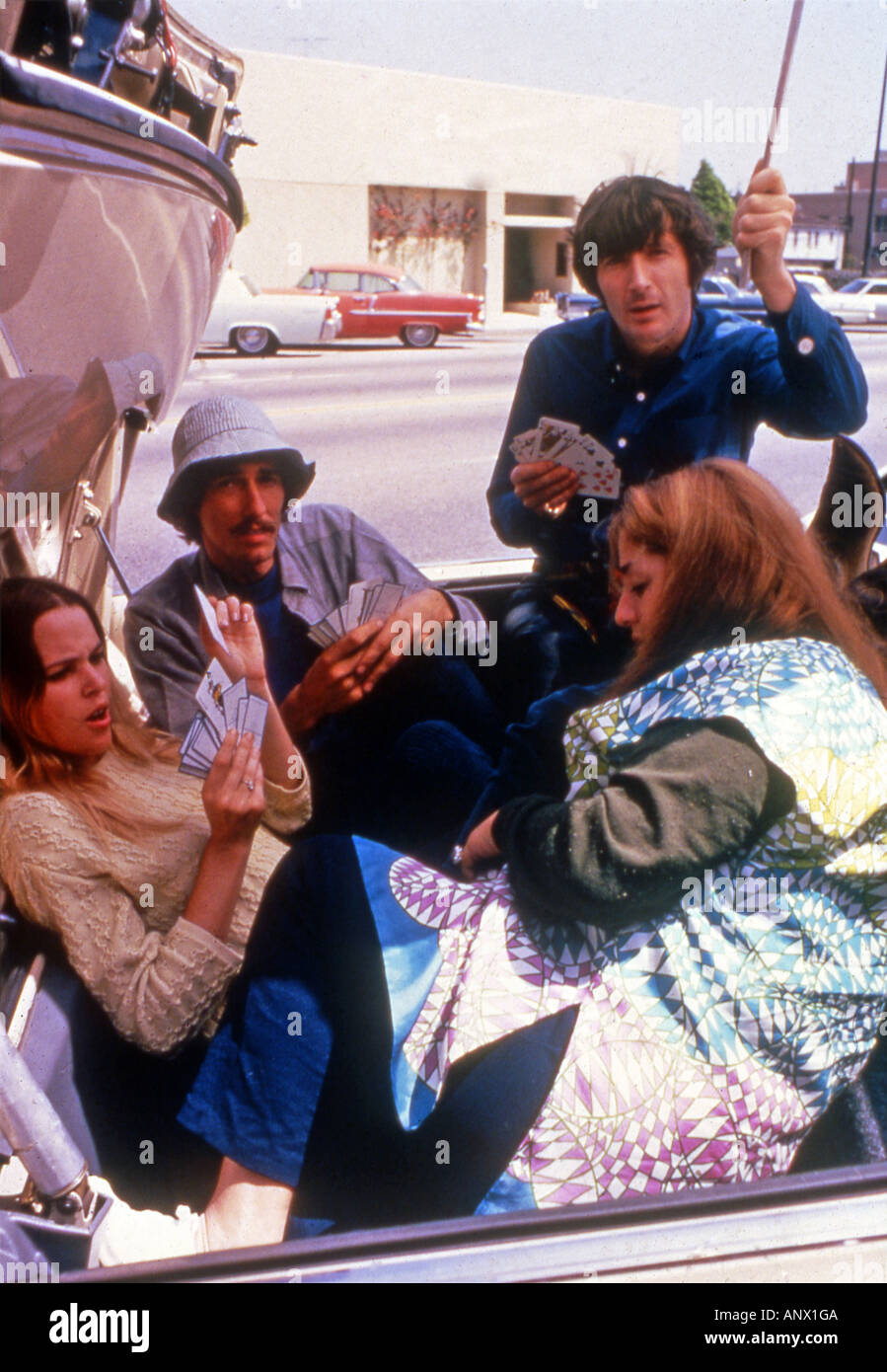 MAMAS AND THE PAPAS US group in May 1966 with from left Michelle ...