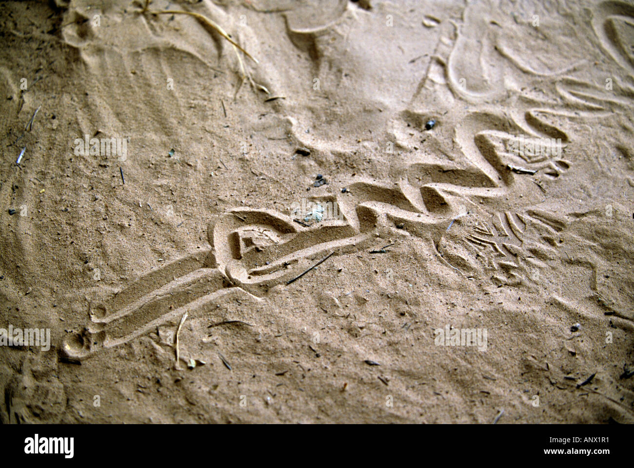 Symbols of the Dogon medicine man of the Koundou village, in Mali ...