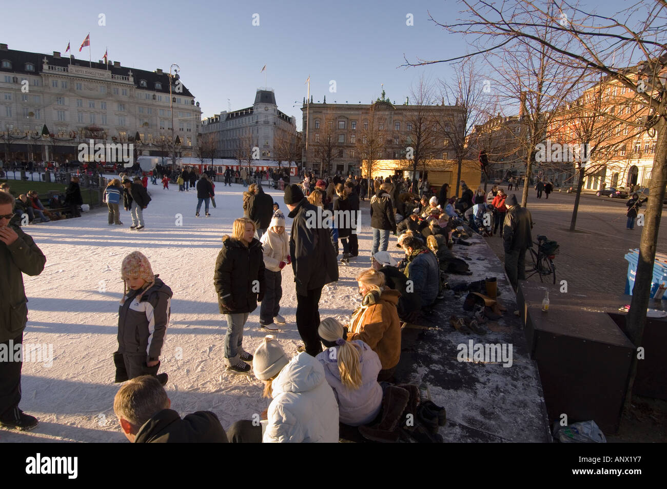 Copenhagen ice skating hi-res stock photography and images - Alamy