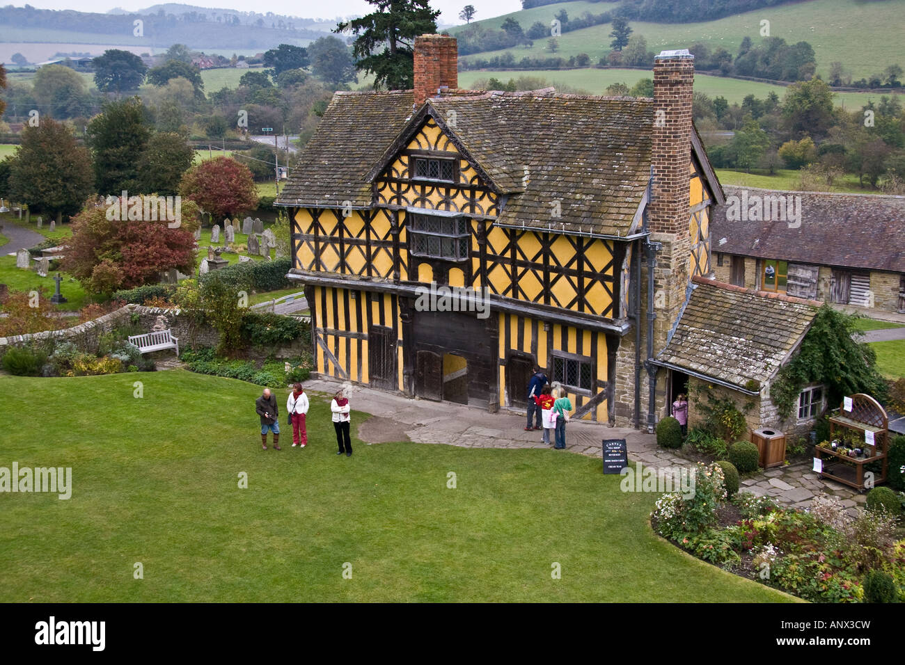 Stokesay Castle Craven Arms Shropshire Stock Photo - Alamy